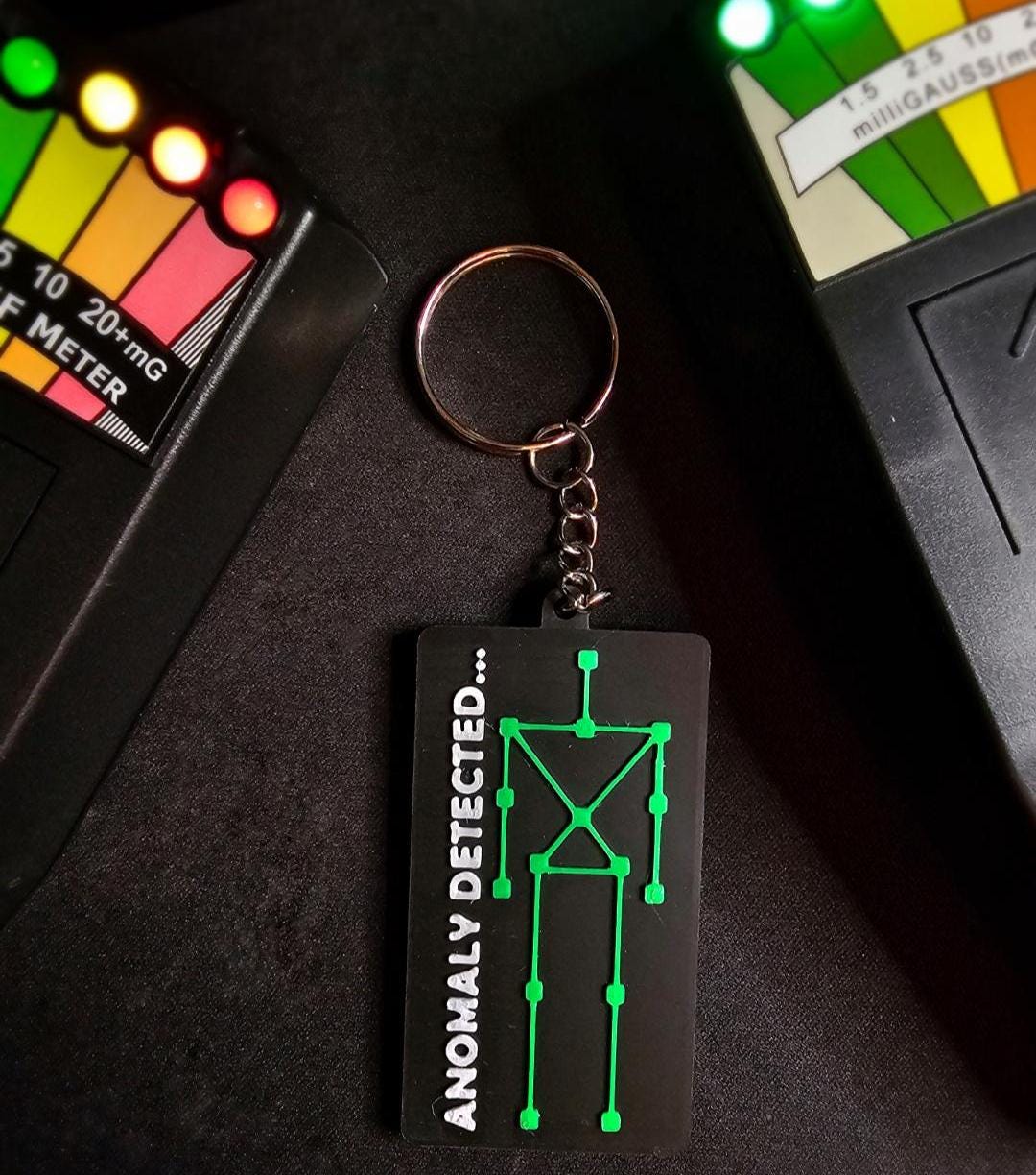 Anomaly Detected Keychain - Ghost Hunting Accessory | Paranormal ...