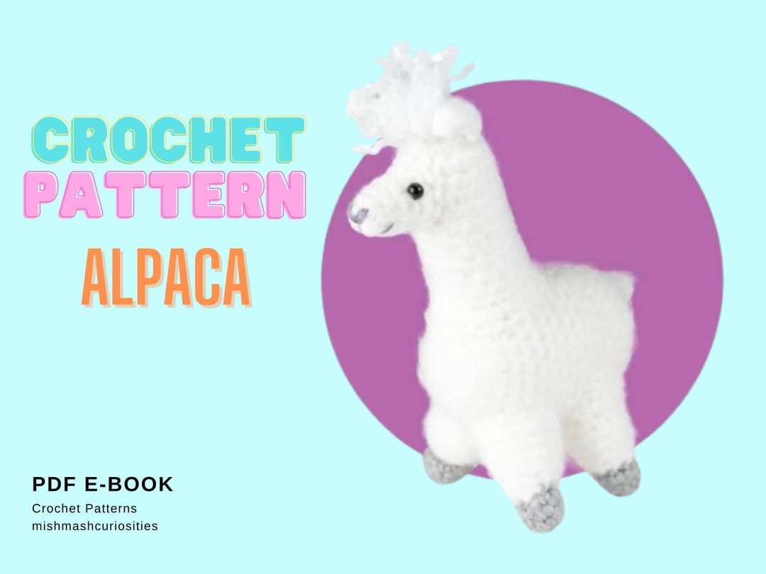 Crochet Pattern Alpaca - Crochet Pattern Cute - Crochet Pattern ...