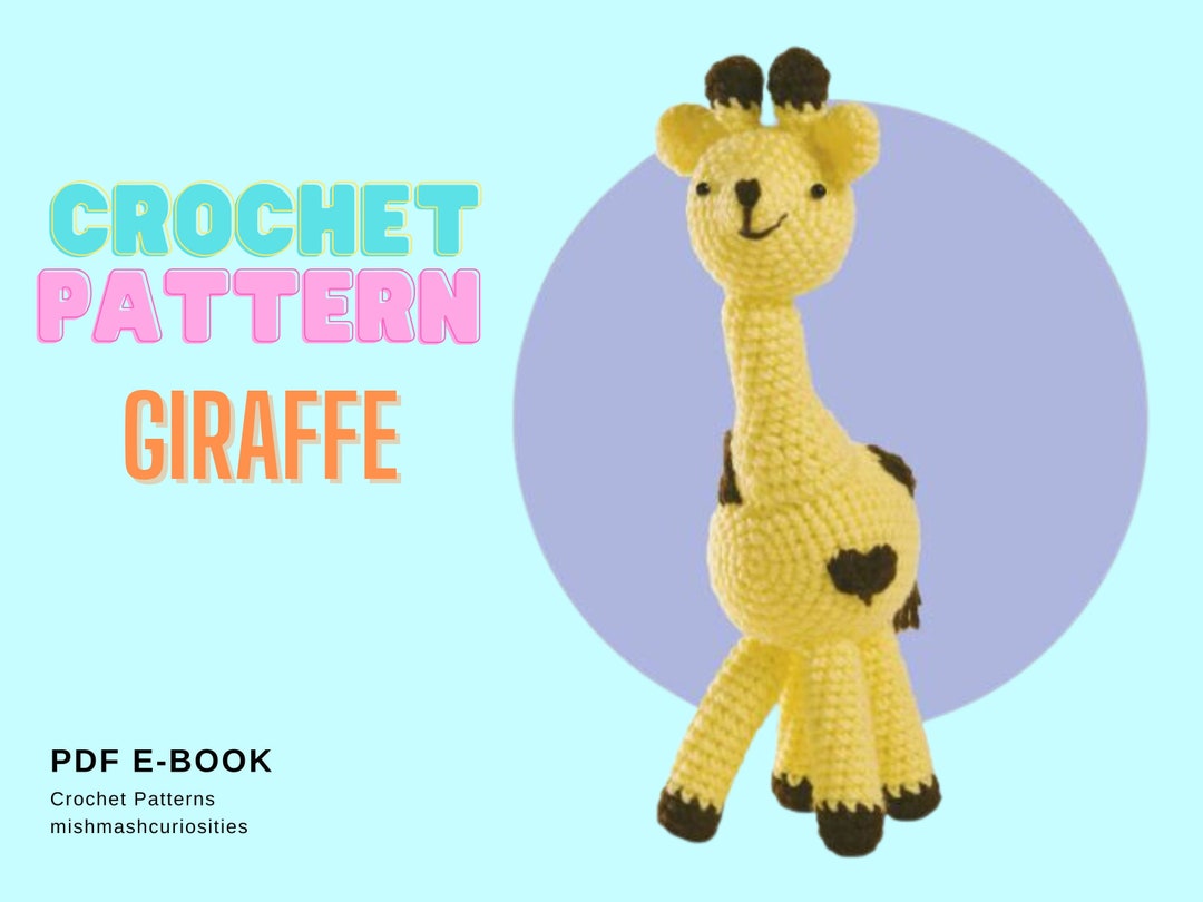 Crochet Pattern Giraffe - Crochet Pattern Cute - Crochet Pattern ...