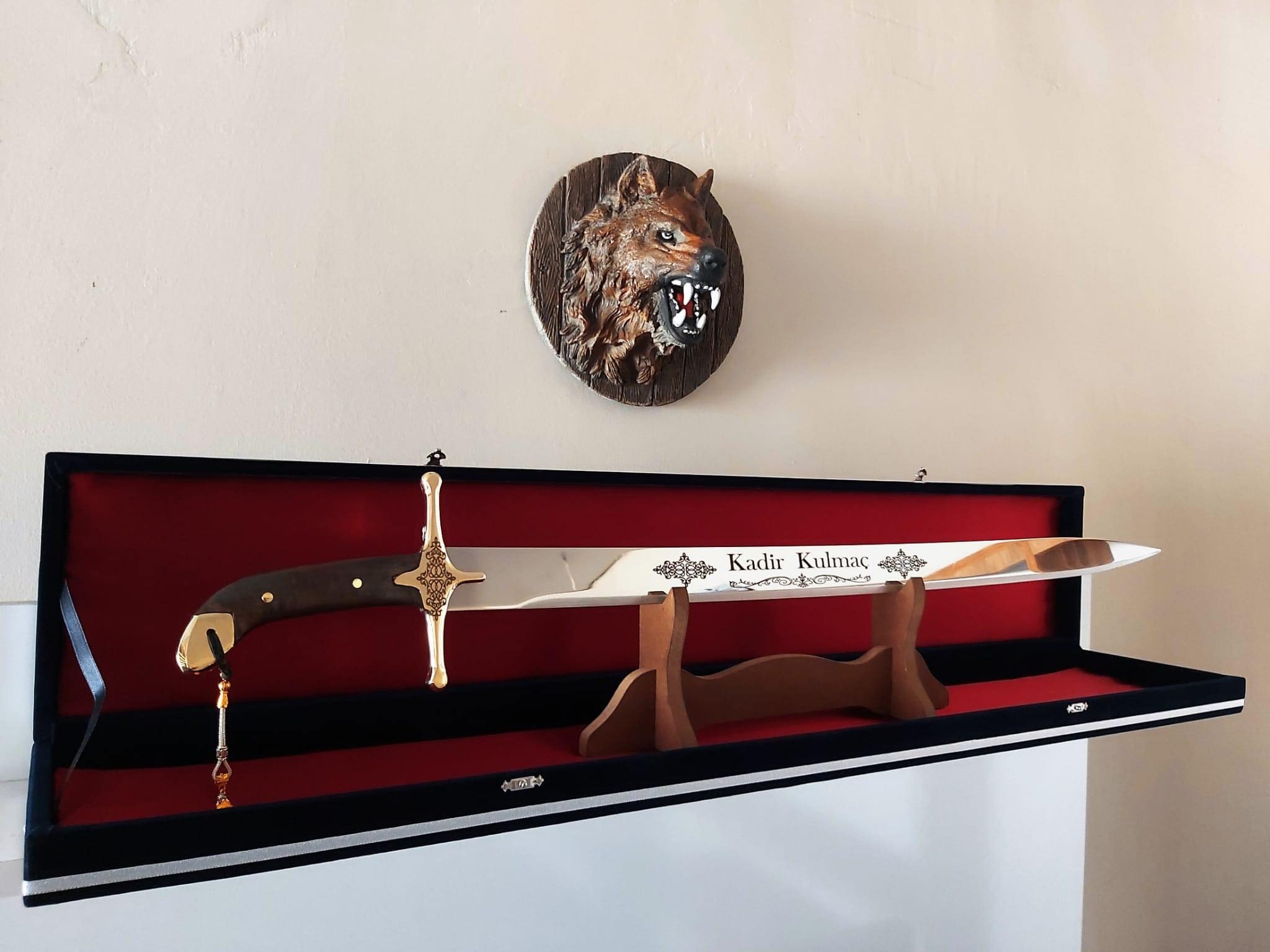 Handcrafted Hz.muhammed Sav Sword Ck75 Steel 90cm Handmade Gift & Décor ...