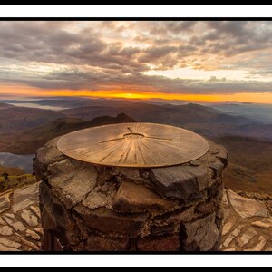 Trig Point Sunrise Snowdon Snowdonia North Wales - Etsy