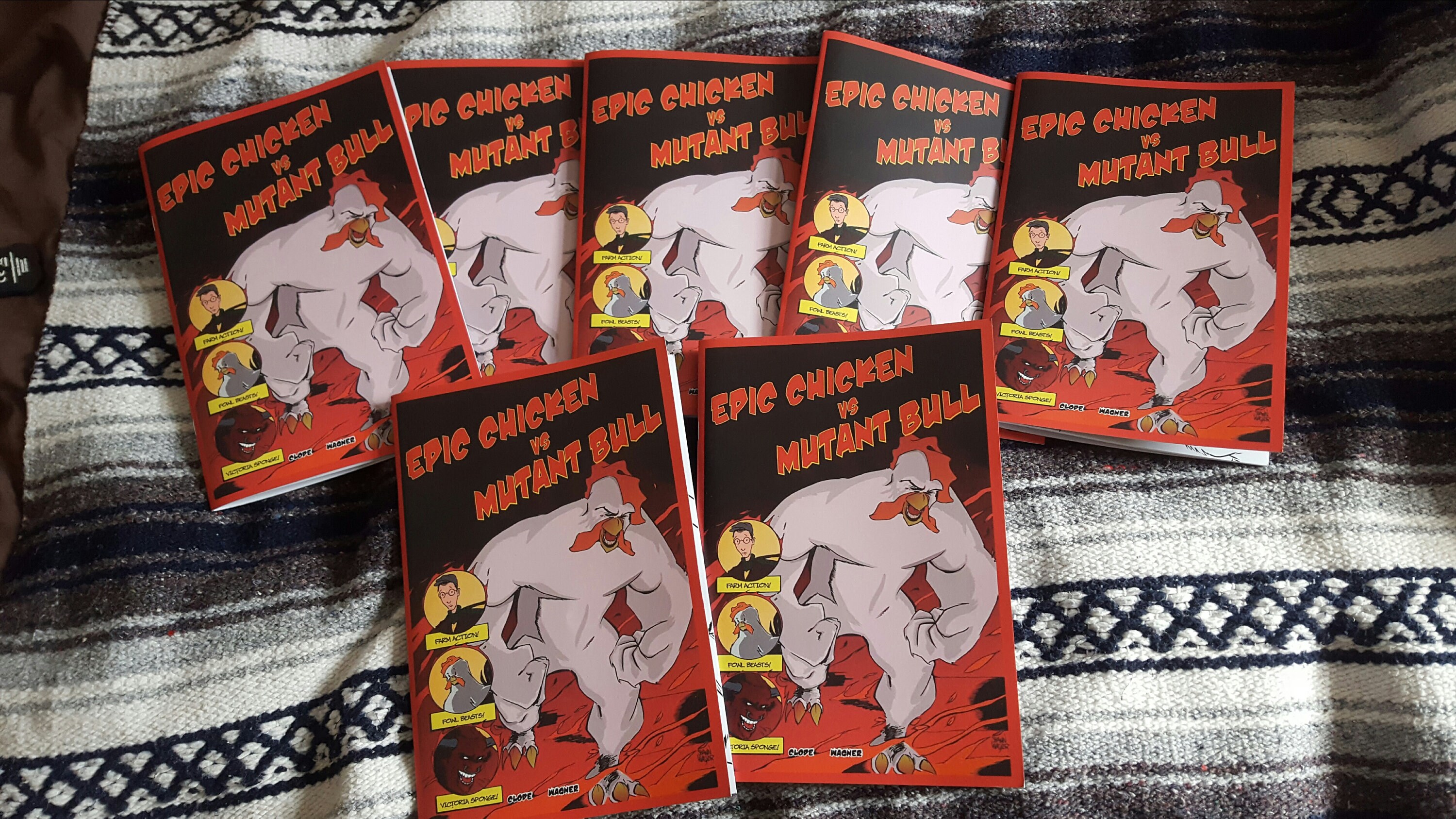 Epic Chicken VS Mutant Bull - Etsy