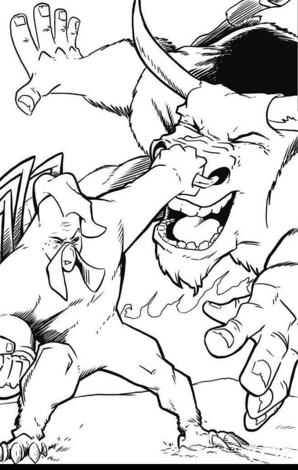 Epic Chicken VS Mutant Bull | Etsy