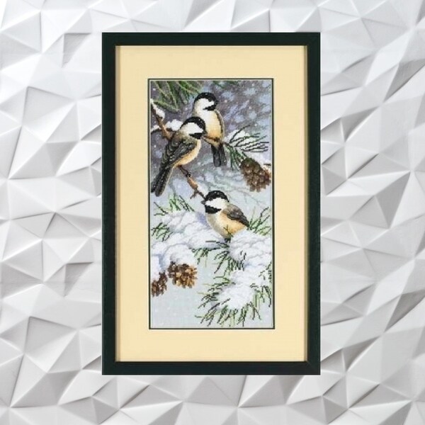 Chickadee Cross Stitch Pattern - Etsy