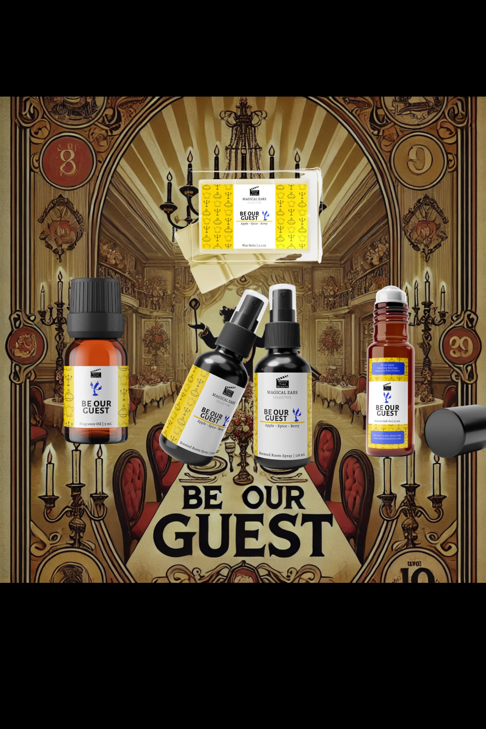 Be Our Guest Inspired Fragrance Oil - Enchanted Castle Scent, Fantasy ...