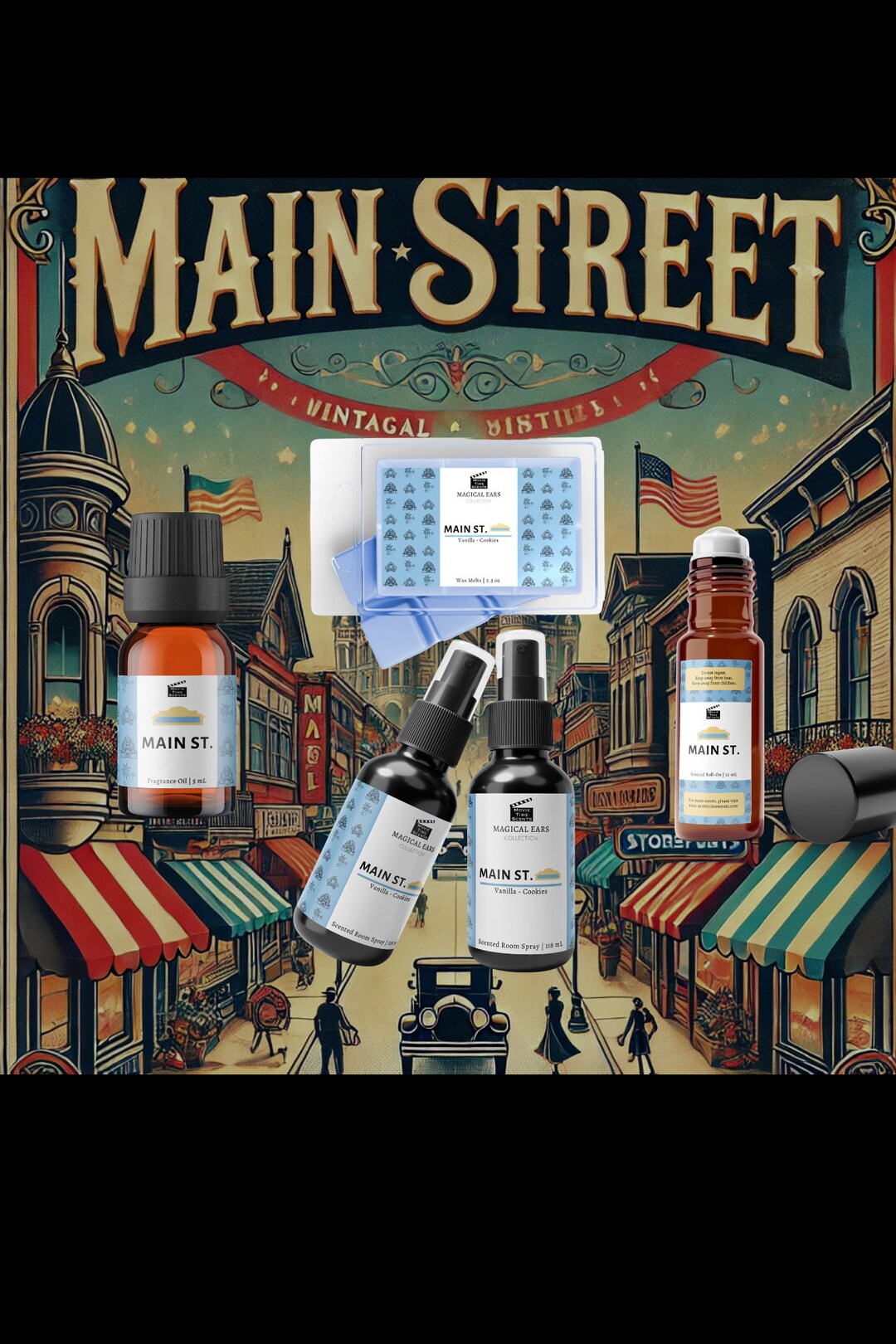 Main Street Fragrance Oil - Enchanting Disney Inspired Aroma, Nostalgic ...