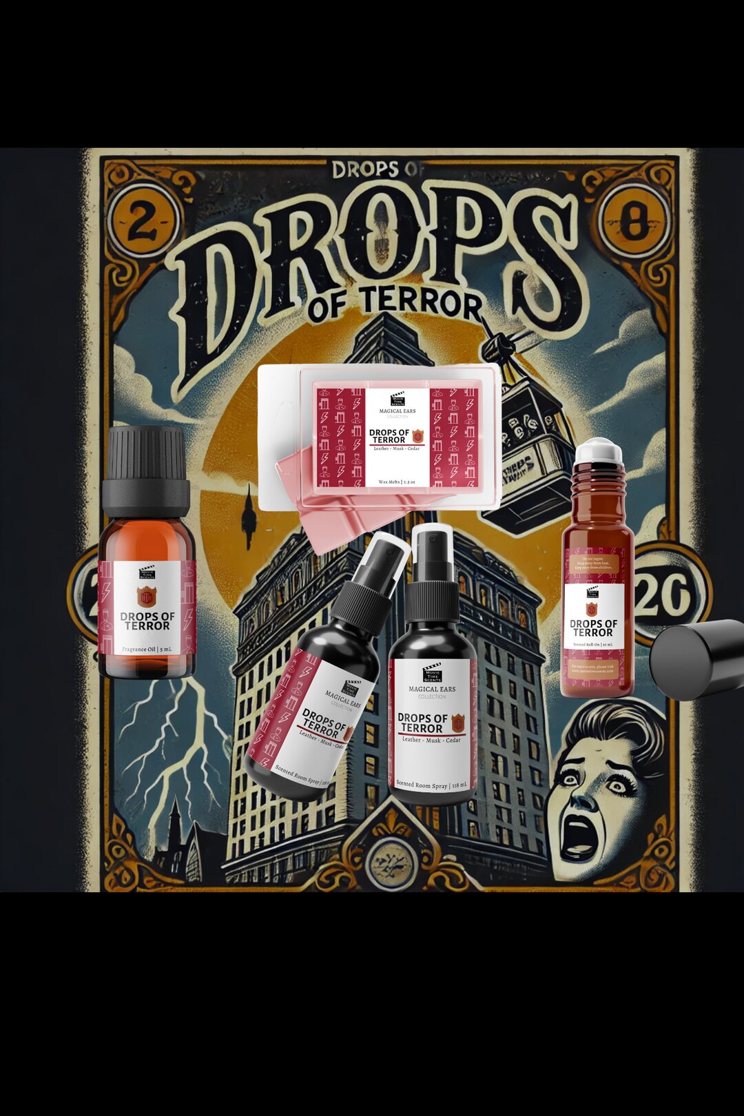 Drops of Terror Fragrance Oil - Haunted Mansion Scent, Spooky Ride ...
