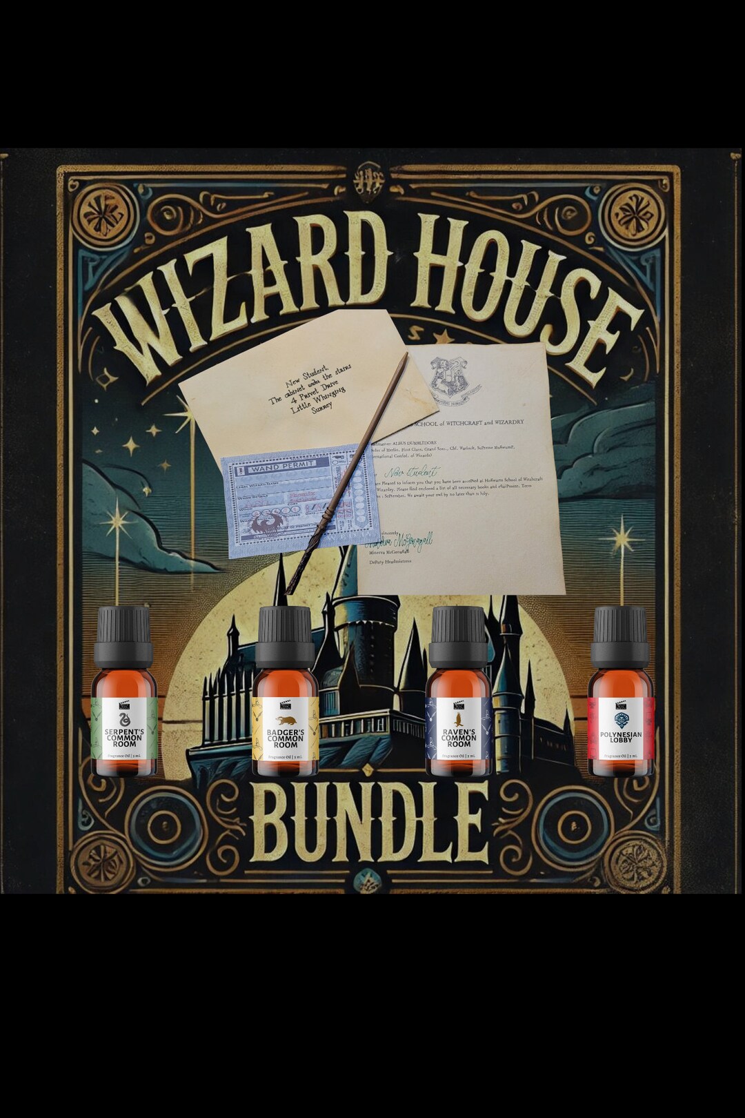 Wizard House Bundle With New Wizard Kit Serpent, Lion, Raven & Badger ...