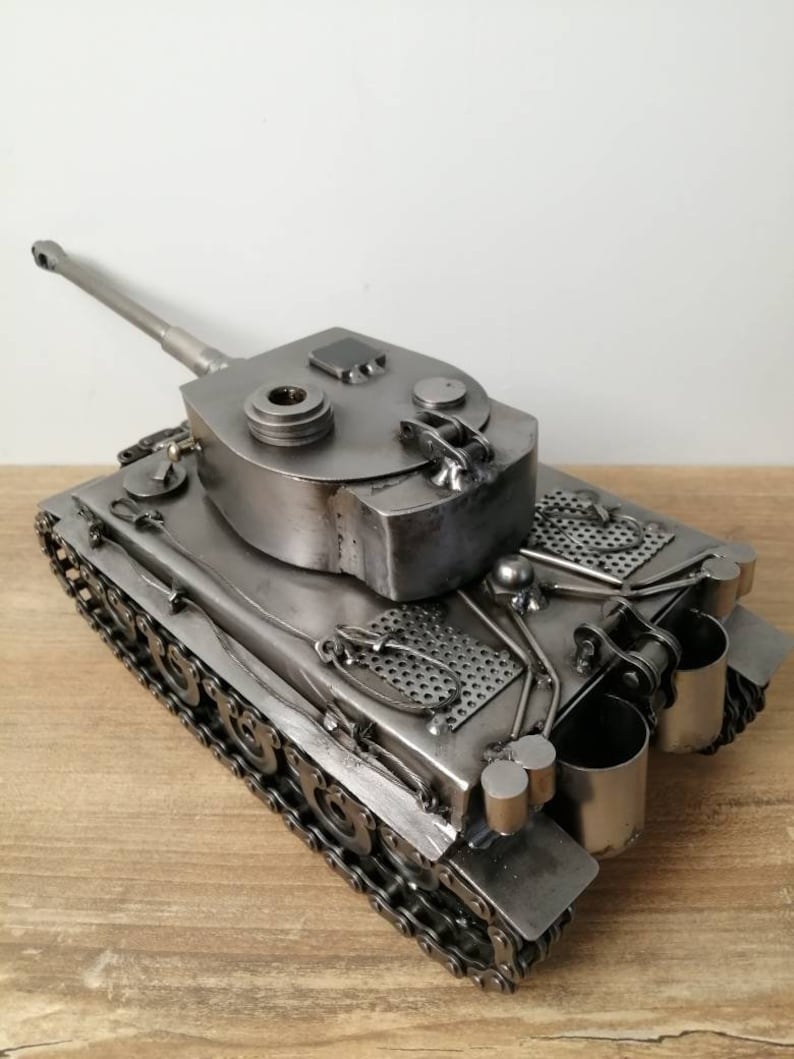 Model Tank Tiger Pzkpfw Welded Metal Sculpture World of - Etsy
