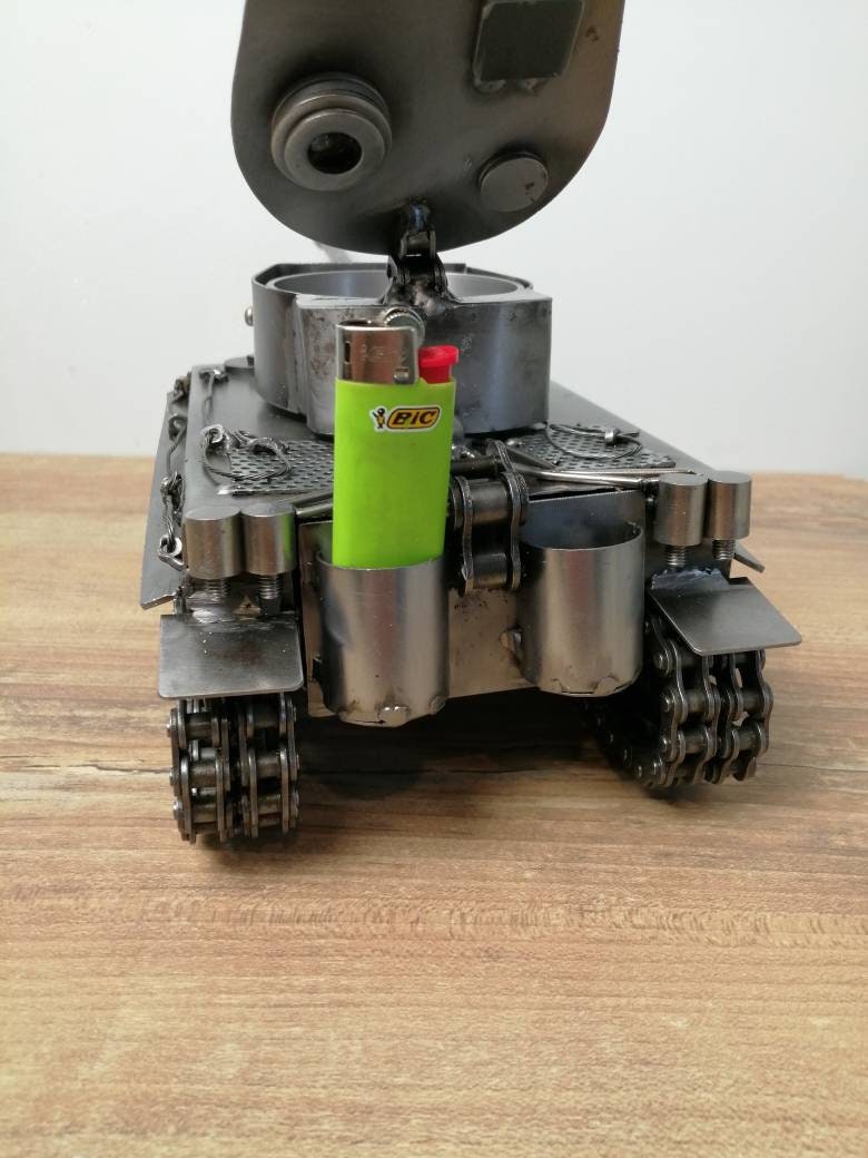 Model Tank Tiger Pzkpfw Welded Metal Sculpture World of - Etsy