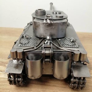Model Tank Tiger Pzkpfw Welded Metal Sculpture World of - Etsy