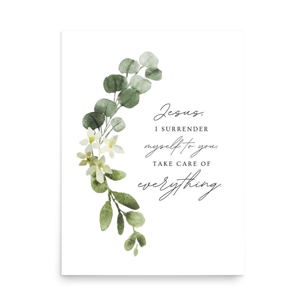 Surrender Novena Print Surrender Prayer Surrender Print Catholic Prayer ...