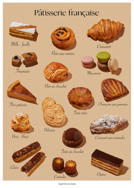 French Pastries Names French Pastries Names