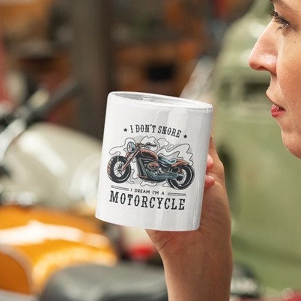 Funny Motorcycle Mug - Etsy