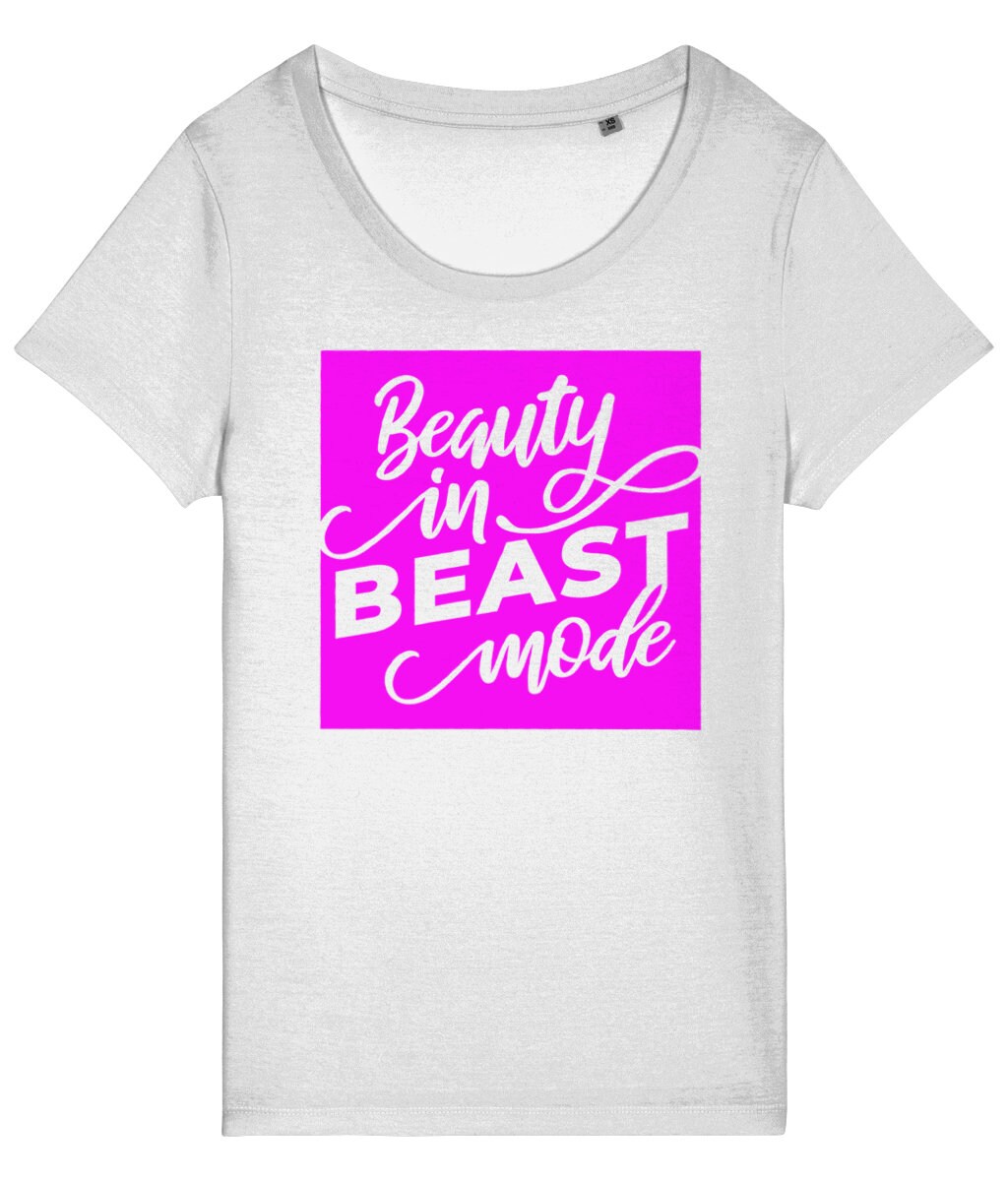 Ladies Beauty in Beast Mode T-shirt Beast Mode Women's - Etsy