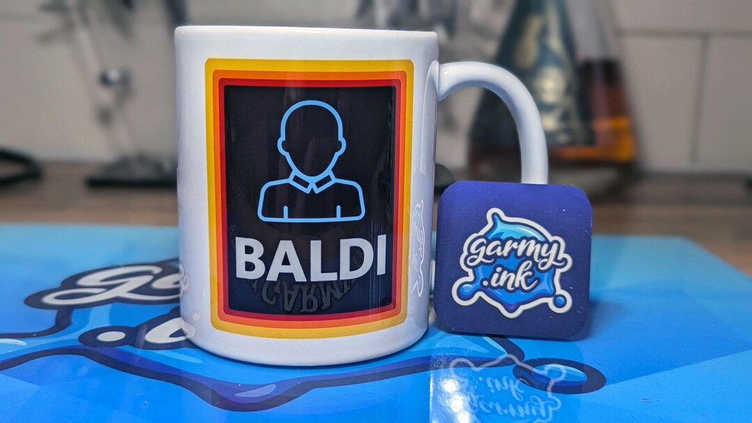 Baldi Mug | Funny Bald Gift | Gifts for Bald Men - Etsy