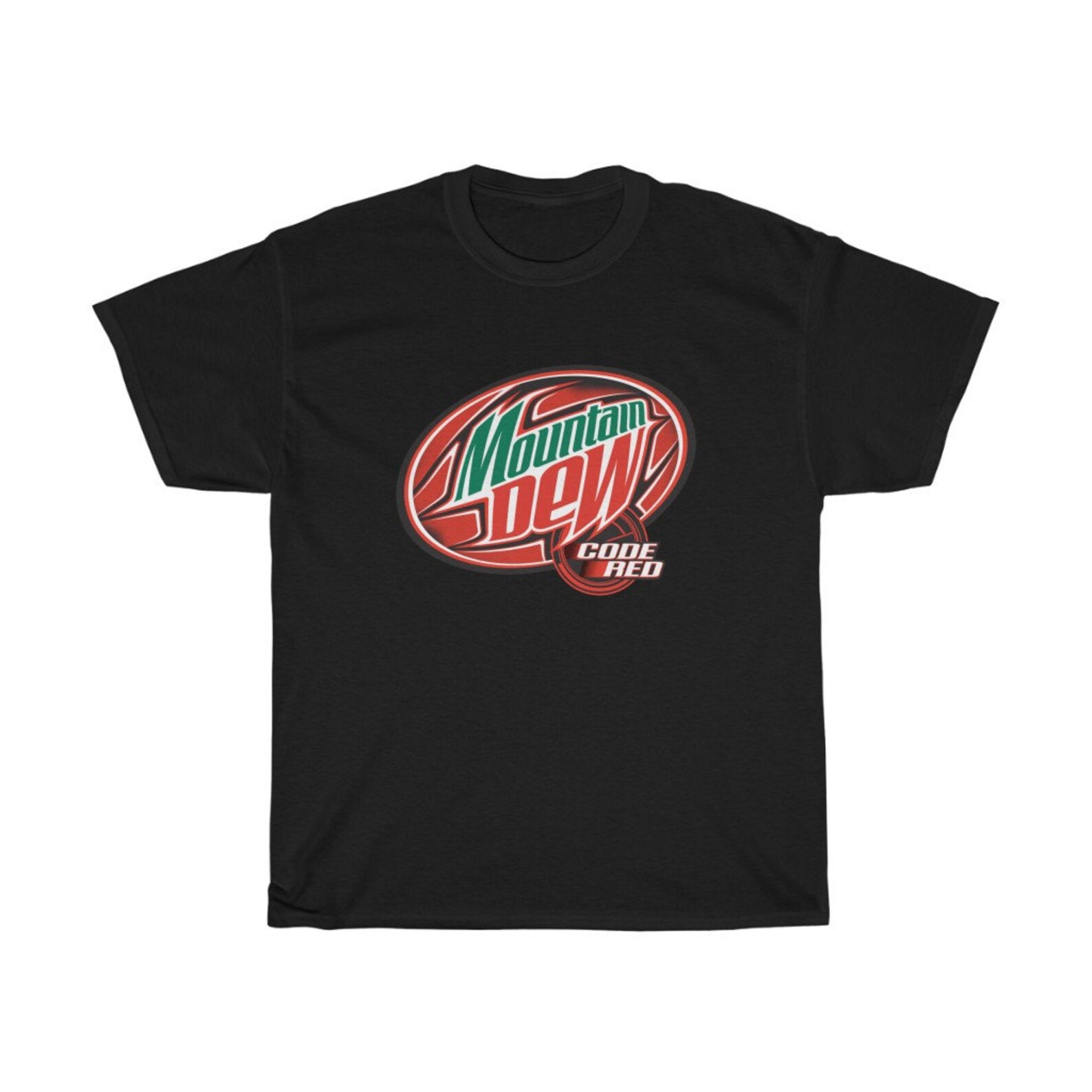 Mountain Dew Code Red Soda Drink T-shirt - Etsy