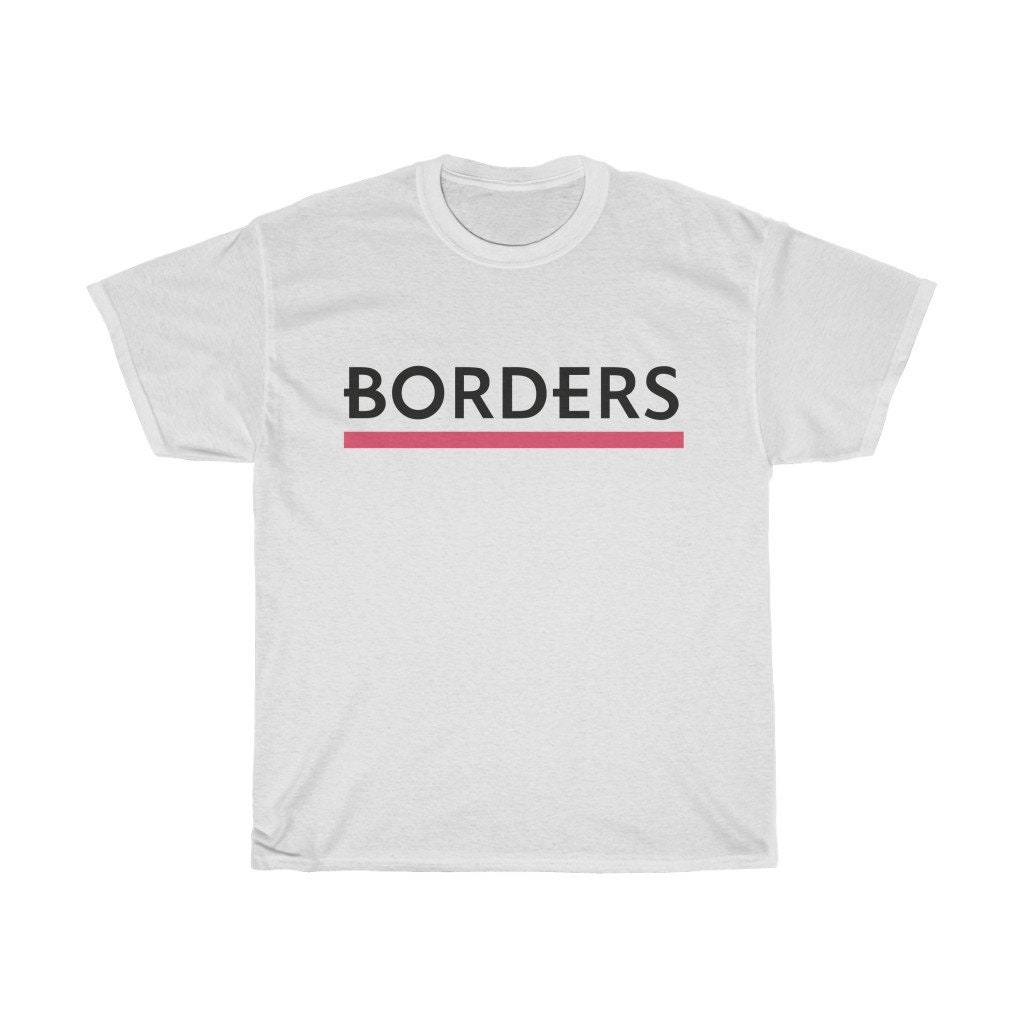 Borders Books Music Bookstore T-shirt - Etsy
