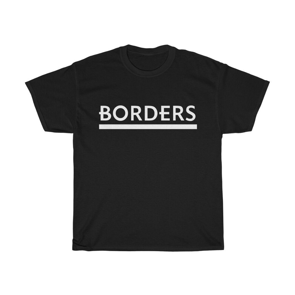 Borders Books Music Bookstore T-shirt - Etsy