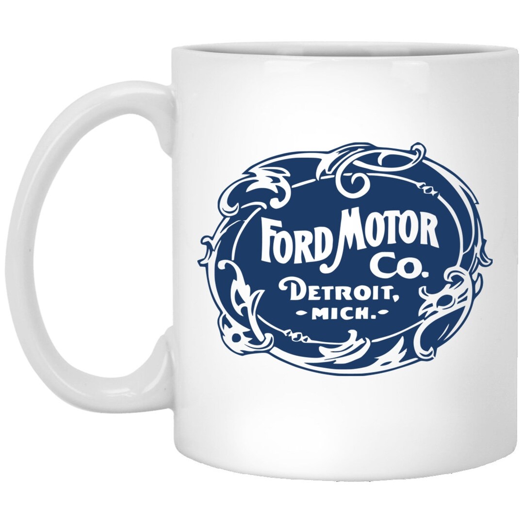 Ford Motor Vintage Classic Logo Coffee Mug - Etsy