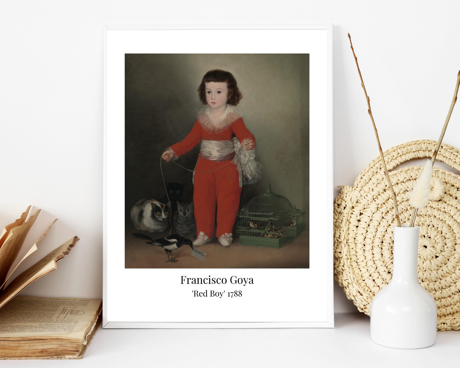 Francisco Goya Red Boy, Wall Decor Art Poster - Etsy UK