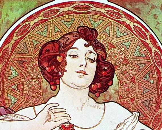 Alphonse Mucha Precious Stones