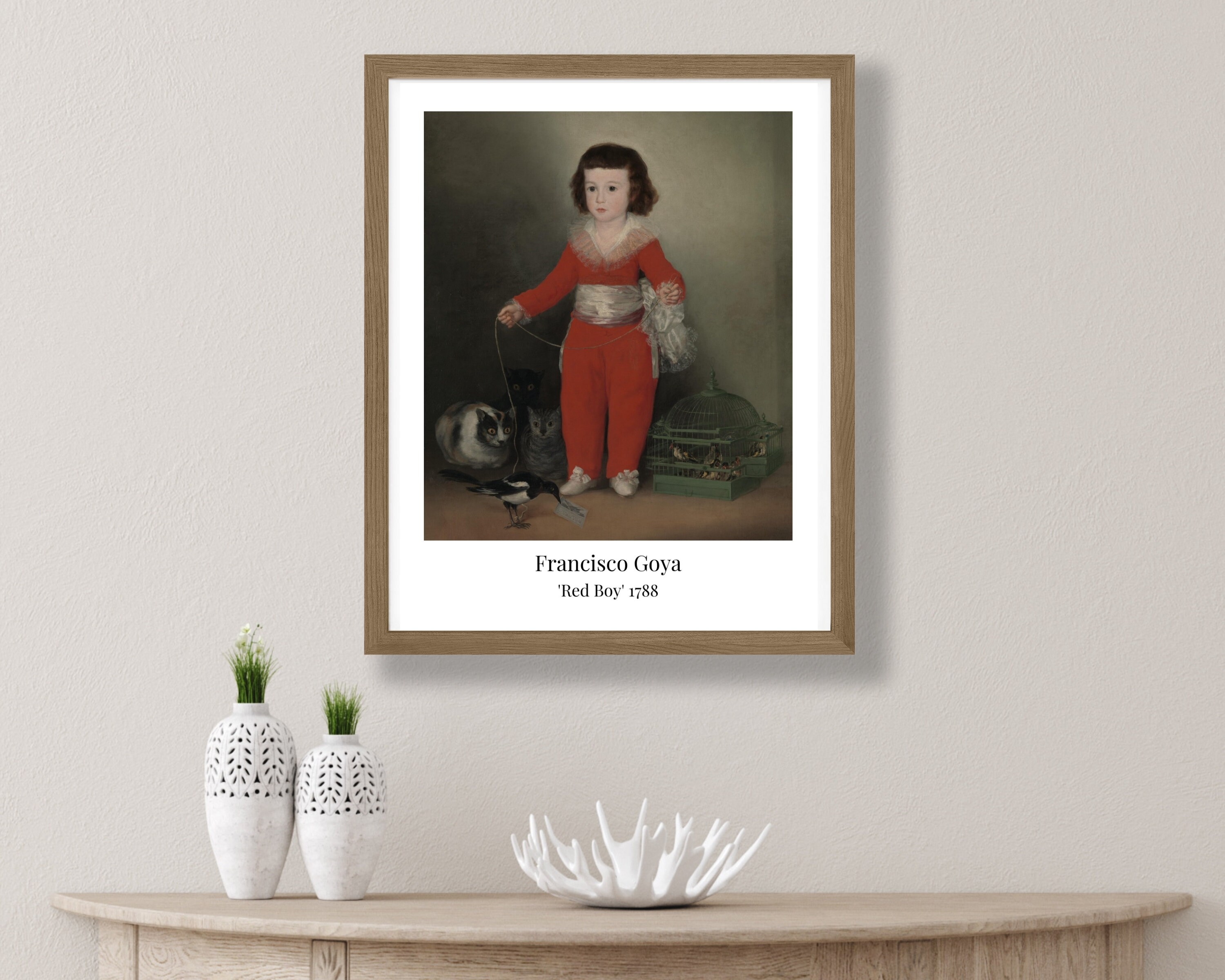 Francisco Goya Red Boy Wall Decor Art Poster | Etsy UK