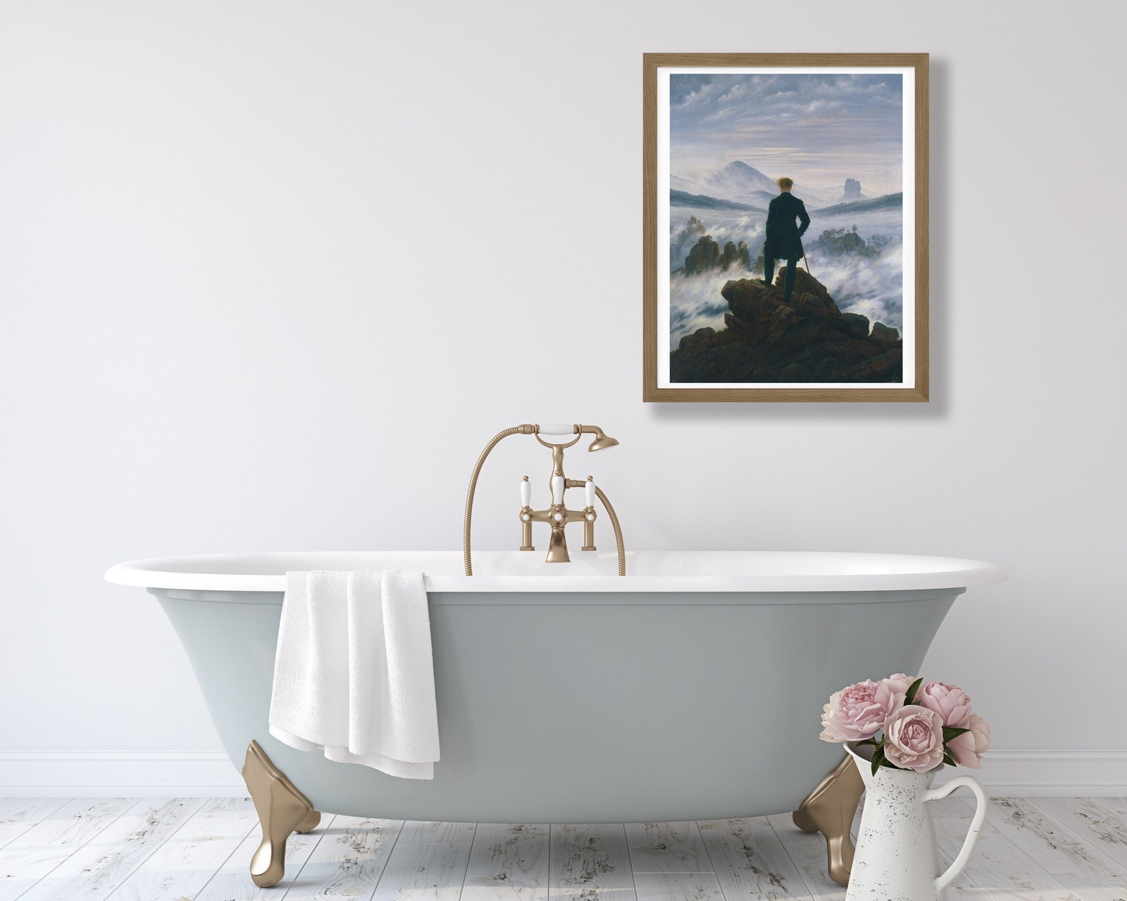 Wanderer by Caspar David Friedrich 1817, Wall Art Decor Poster - Etsy