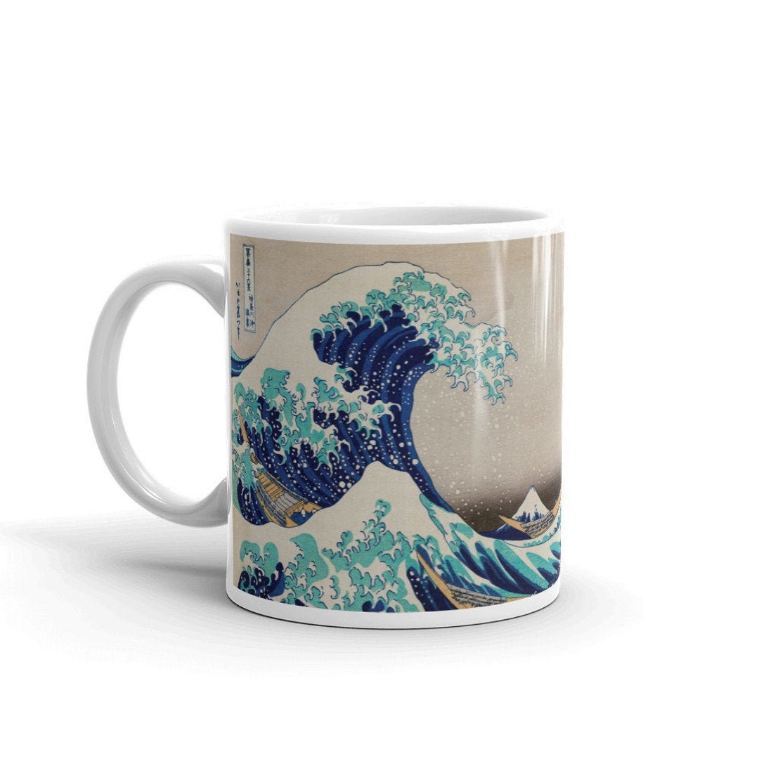 The Great Wave of Kanagawa by Hokusai, Fine Art Mug, Ideal Coffee/tea ...