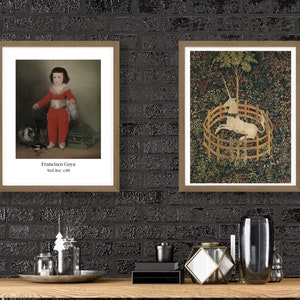 Francisco Goya Red Boy, Wall Decor Art Poster - Etsy UK