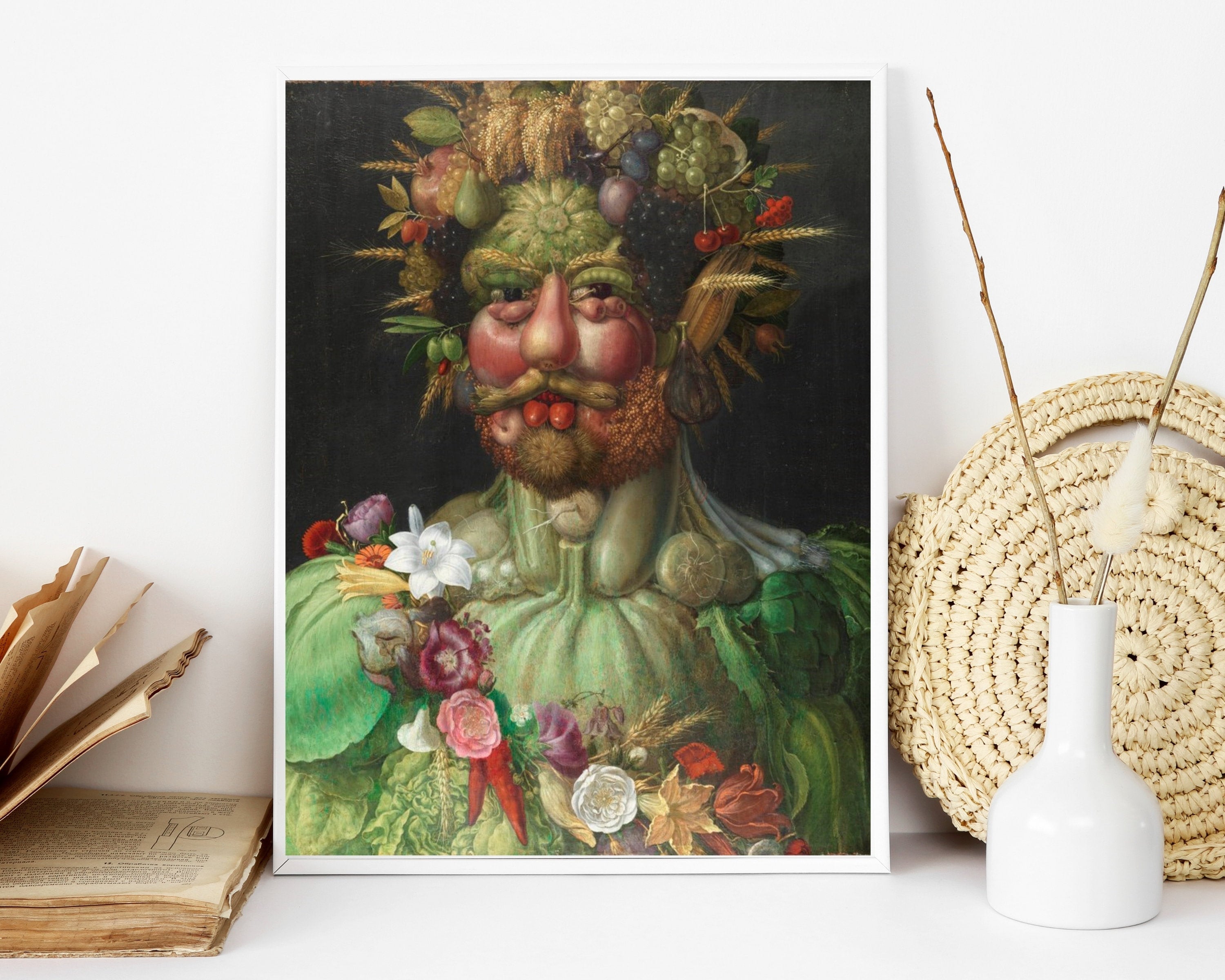 Emperor Rudolf II as Vertumnus by Giuseppe Arcimboldo, 1591. Wall Decor ...