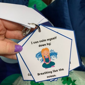 1 Set of Calm Down Cards - Etsy