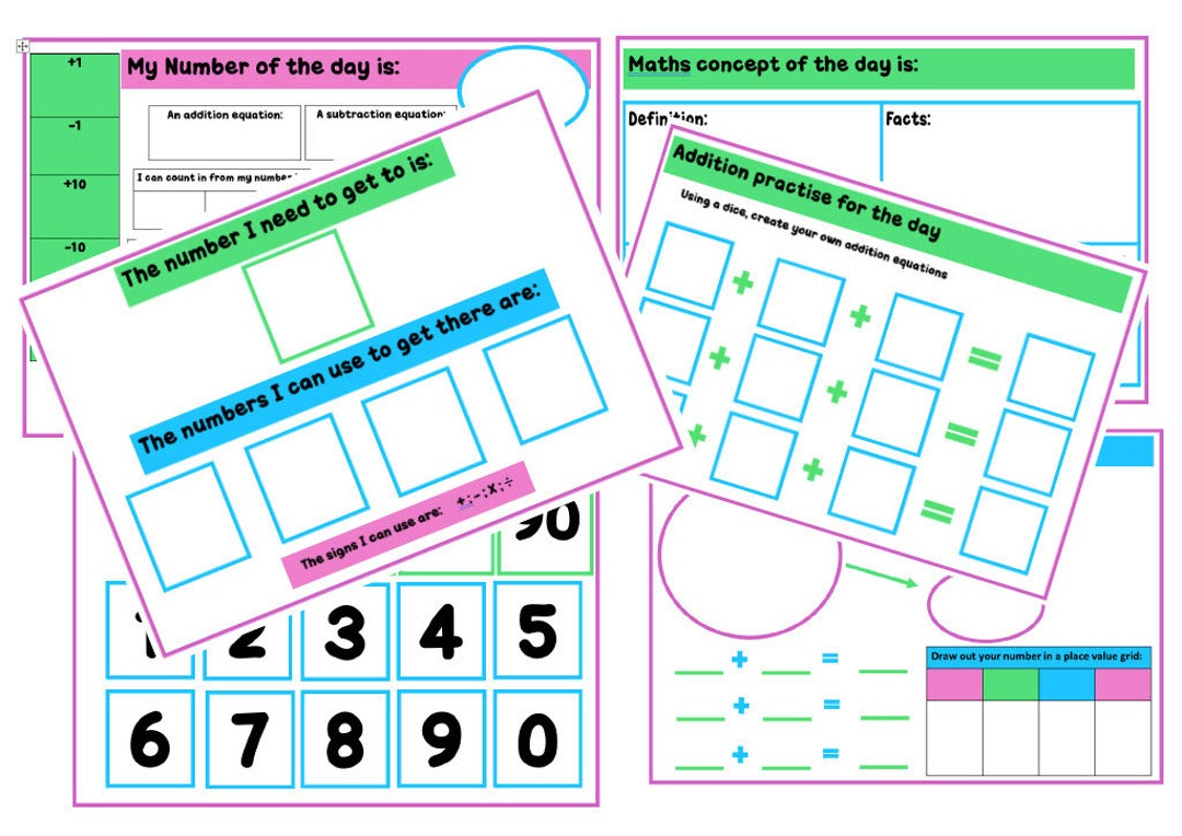 Maths Fluency Booklet - Etsy