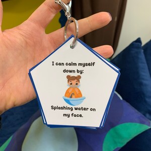 1 Set of Calm Down Cards - Etsy