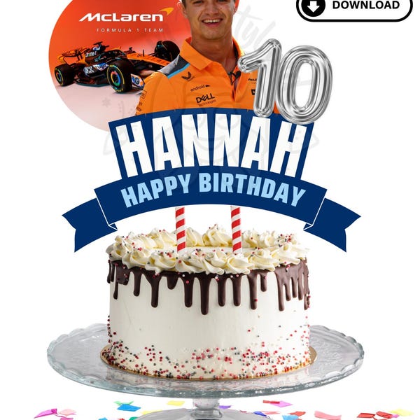 Mclaren F1 Party Decorations - Etsy