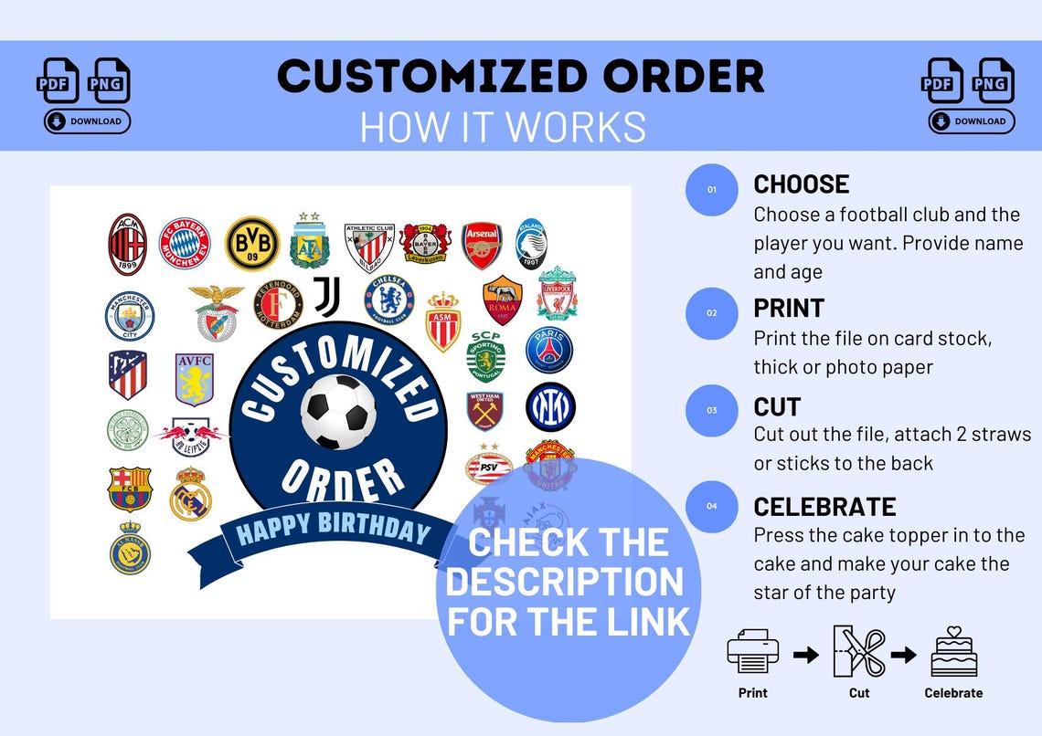 Football Cake Topper Lamine Yamal FC Barcelona Football Centerpiece ...