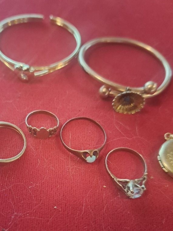 Rare Victorian Gold Filled/ Costume Baby Child Jewelr… - Gem