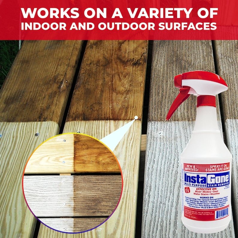 Hard Surface Cleaner, Popcorn Ceiling Stains, Mildew, Mold, Nicotine ...