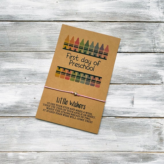 Wish Bracelet First Day of School First Day of Preschool - Etsy