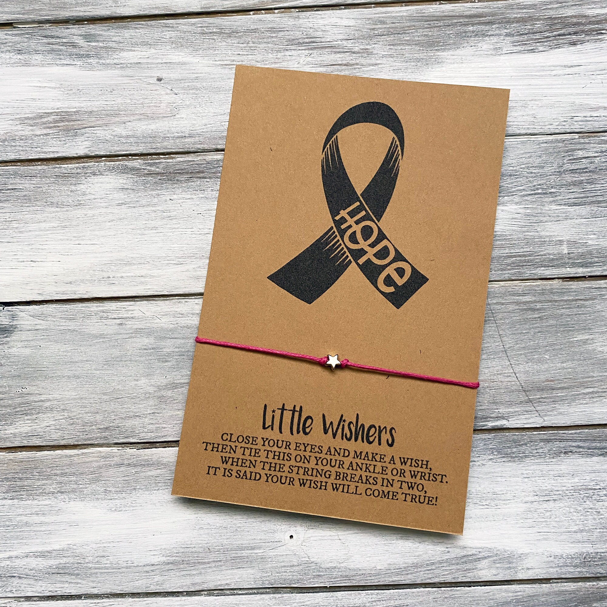 Cancer Support Gift Cancer Awareness Ribbon Hope for A | Etsy