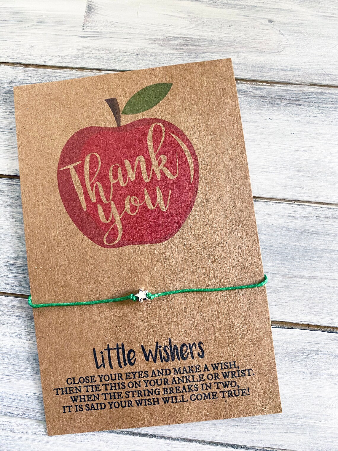 Teacher Wish Bracelet Teacher Thank You Teacher Gift - Etsy