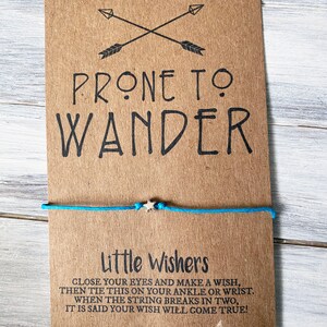 Prone to Wander - Wish Bracelet - Wanderlust - Adventure Bracelet ...