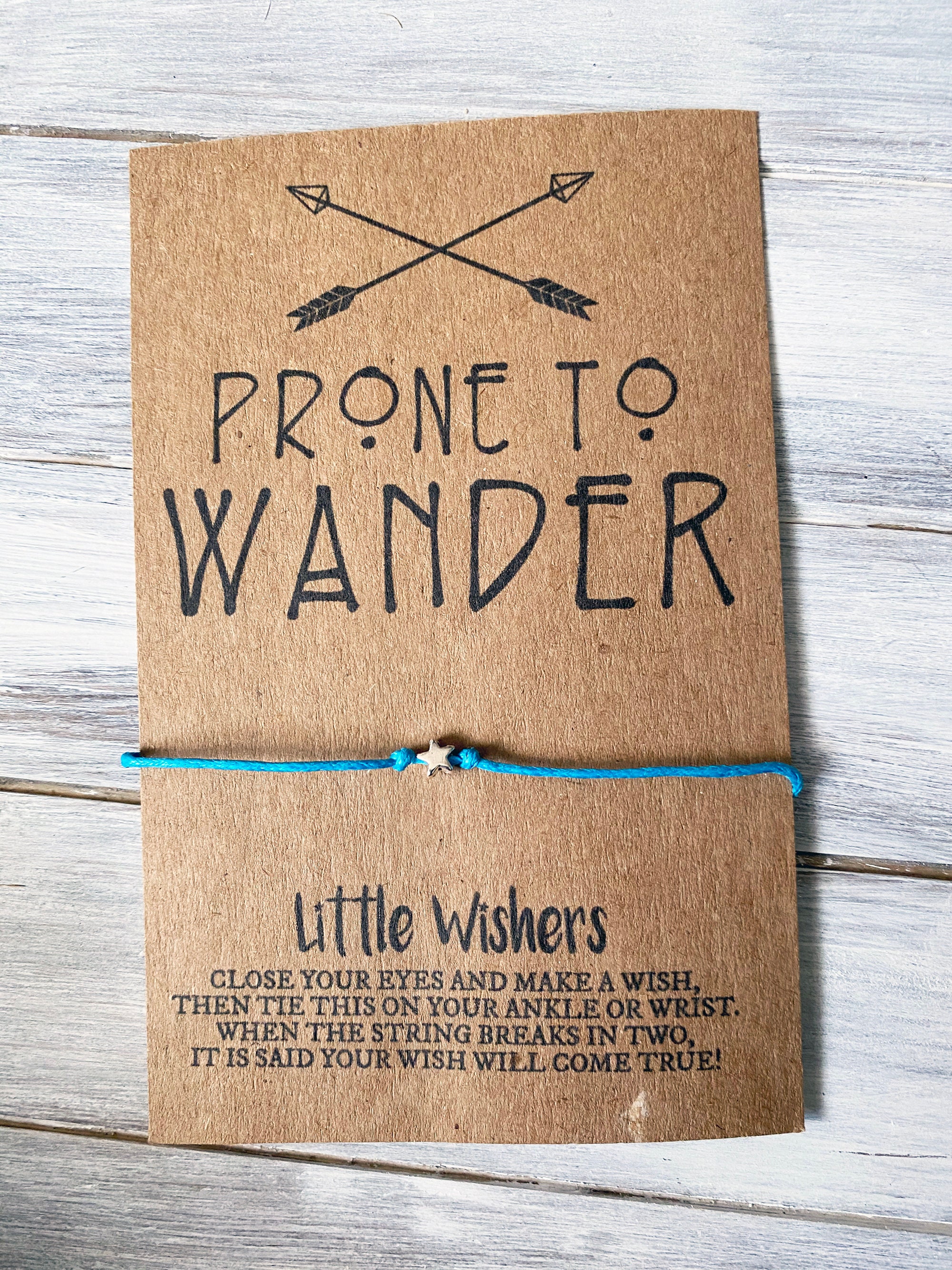 Prone to Wander Wish Bracelet Wanderlust Adventure | Etsy