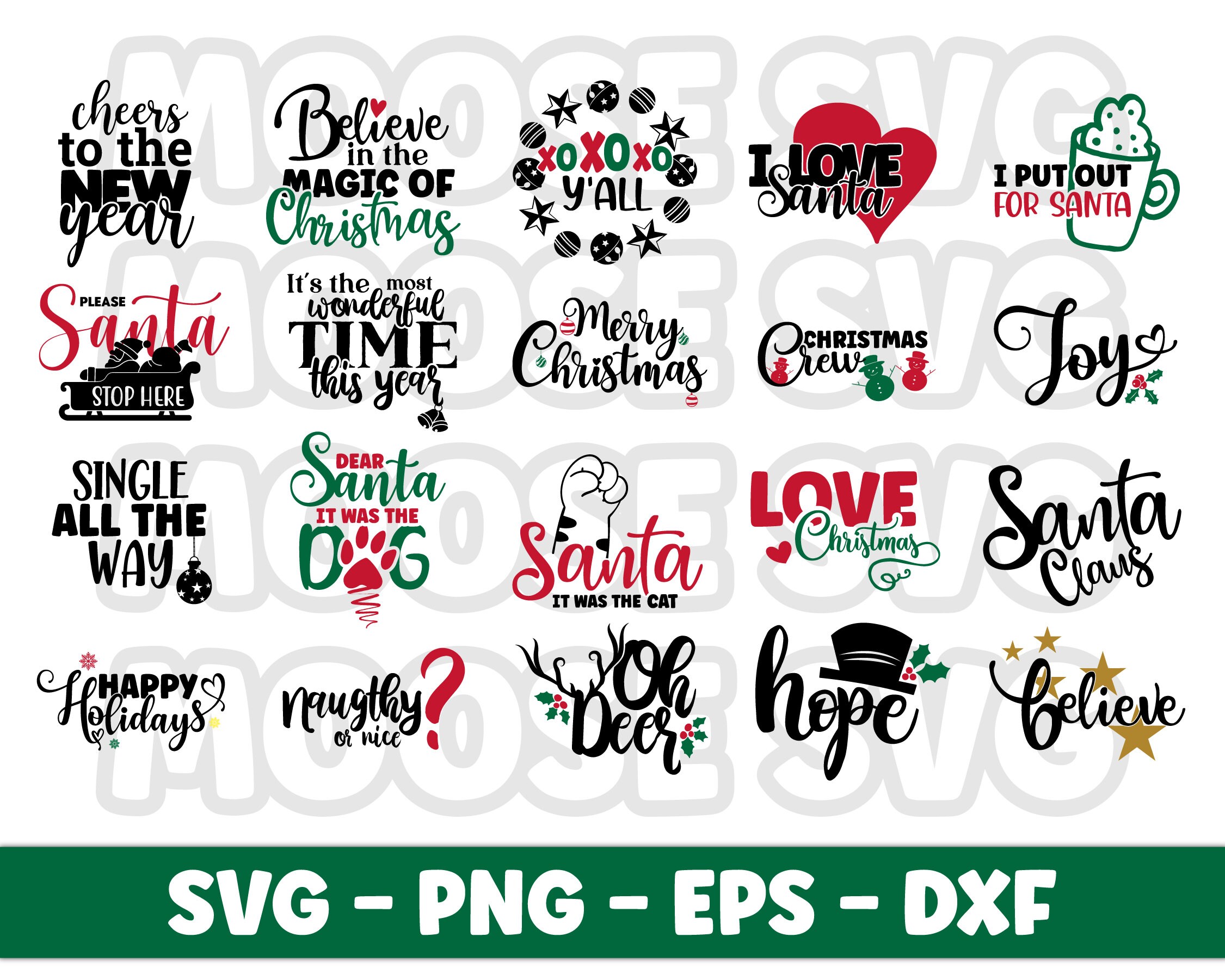 Christmas SVG Bundle | Merry Christmas SVG | Christmas | Christmas Gift ...