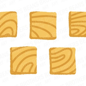 Cinnamon Toast Crunch SVG, Layered Cereal Pieces With Swirl Shapes ...