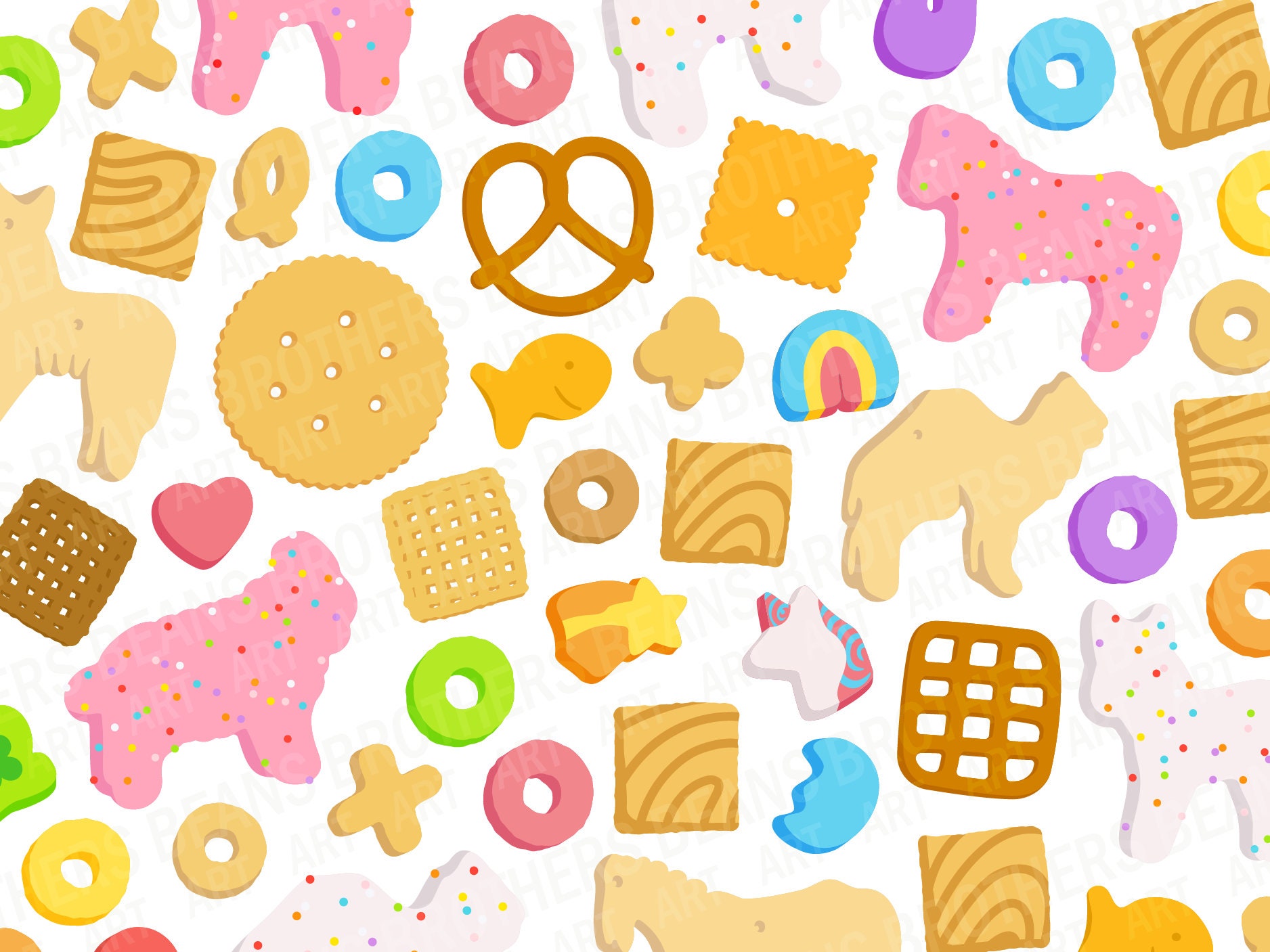 Snack Cracker Layered SVG Bundle + PNG DXF Cricut Canva File - Pretzel ...