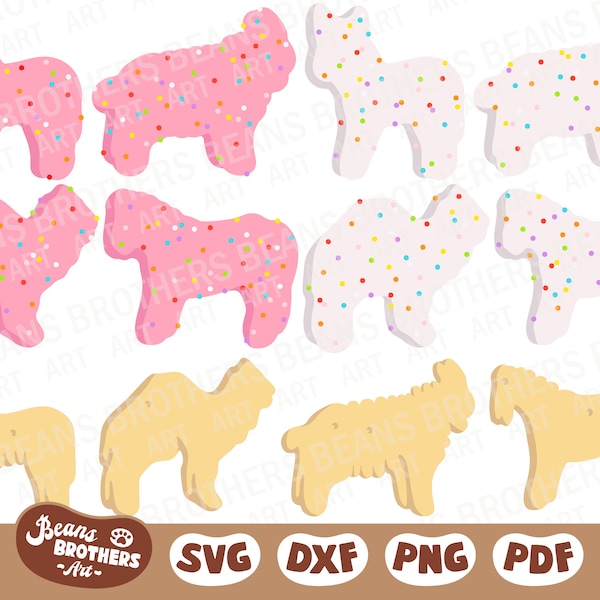 Animal Cracker Svg - Etsy