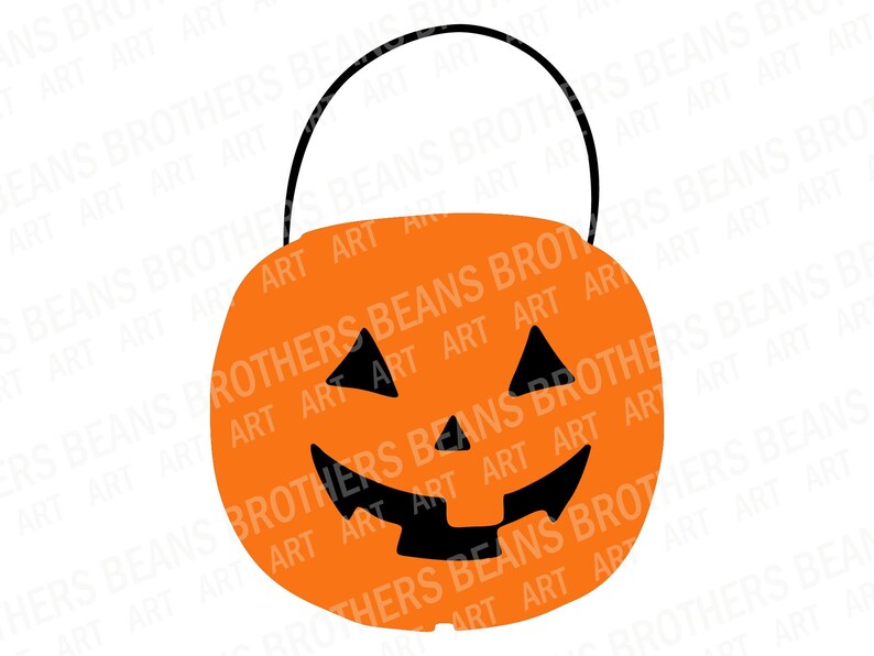 Pumpkin Bucket SVG, Layered Halloween Trick-or-treat Pail, Jack-o ...