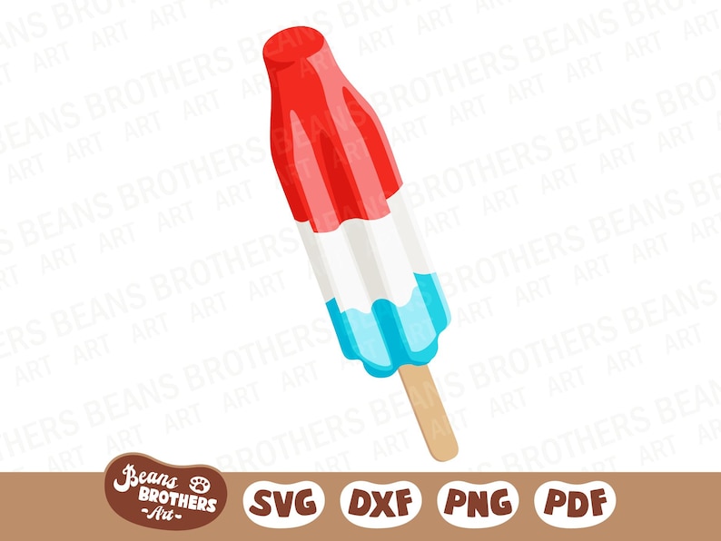 Rocket Ice Pop SVG, Bomb Shaped Layered Frozen Treat PNG DXF Cricut ...