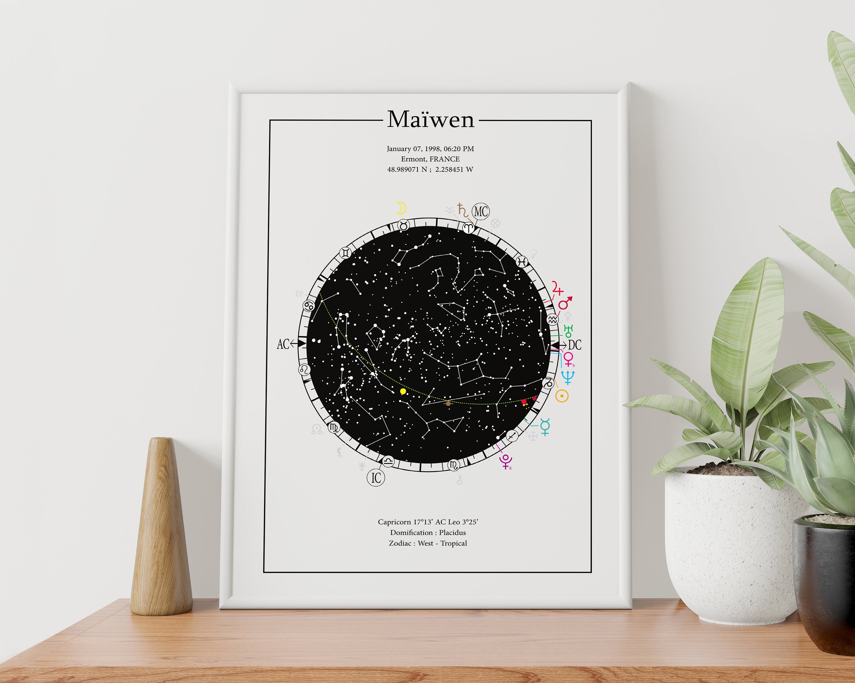 Personalized Poster Sky Map Star Map DIGITAL POSTER - Etsy